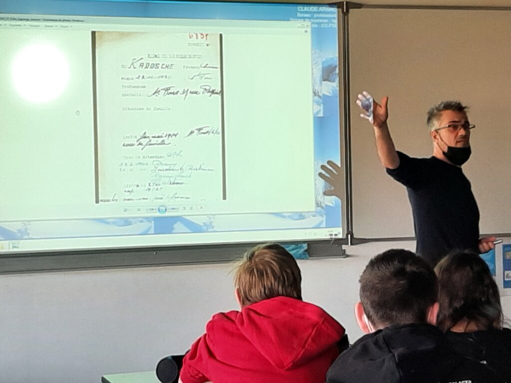 ARCHIVES : rencontre avec un historien… – Collège Laurent Mourguet